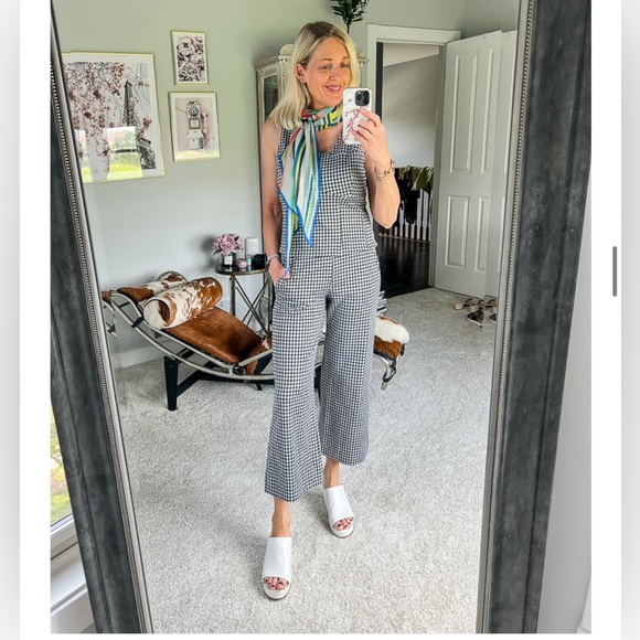 CAbi | Tops | Cabi Bombshell Blackwhite Check Stretchy Womans Tank Med ...